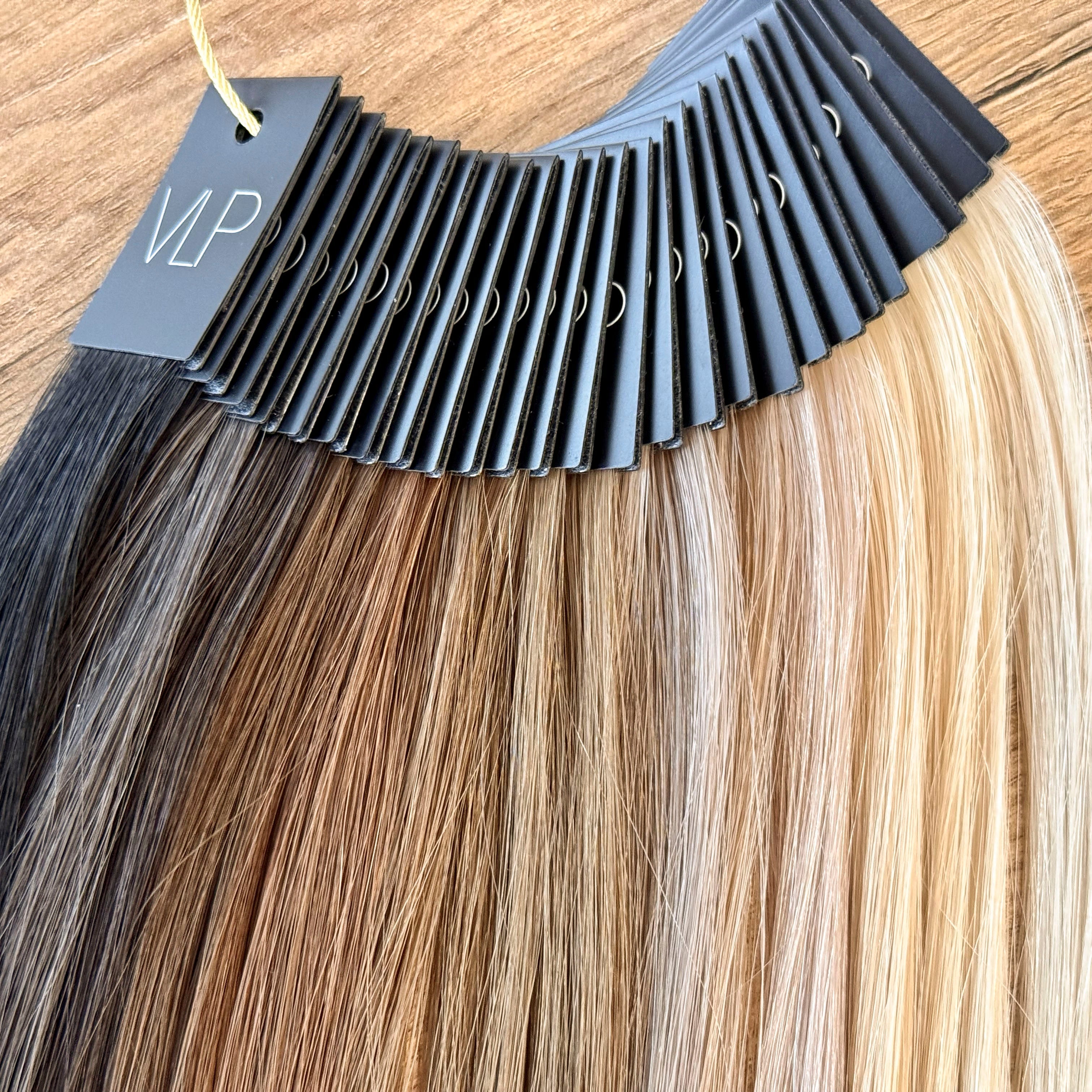 Hair Colour Samples | Tape-in Extensions Farbprobe | Vanessa Ludewig ...